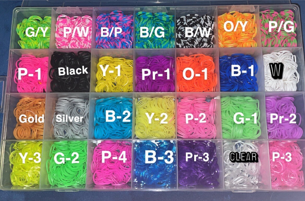 Customizable Loom Rubberband Bracelets - Etsy