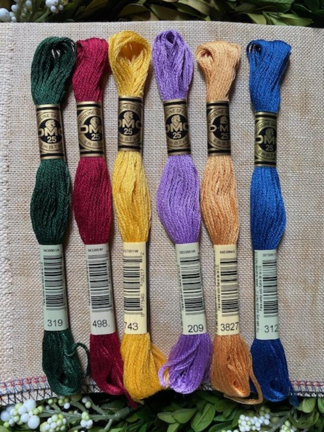 DMC Floss - (set of 6) - Etsy