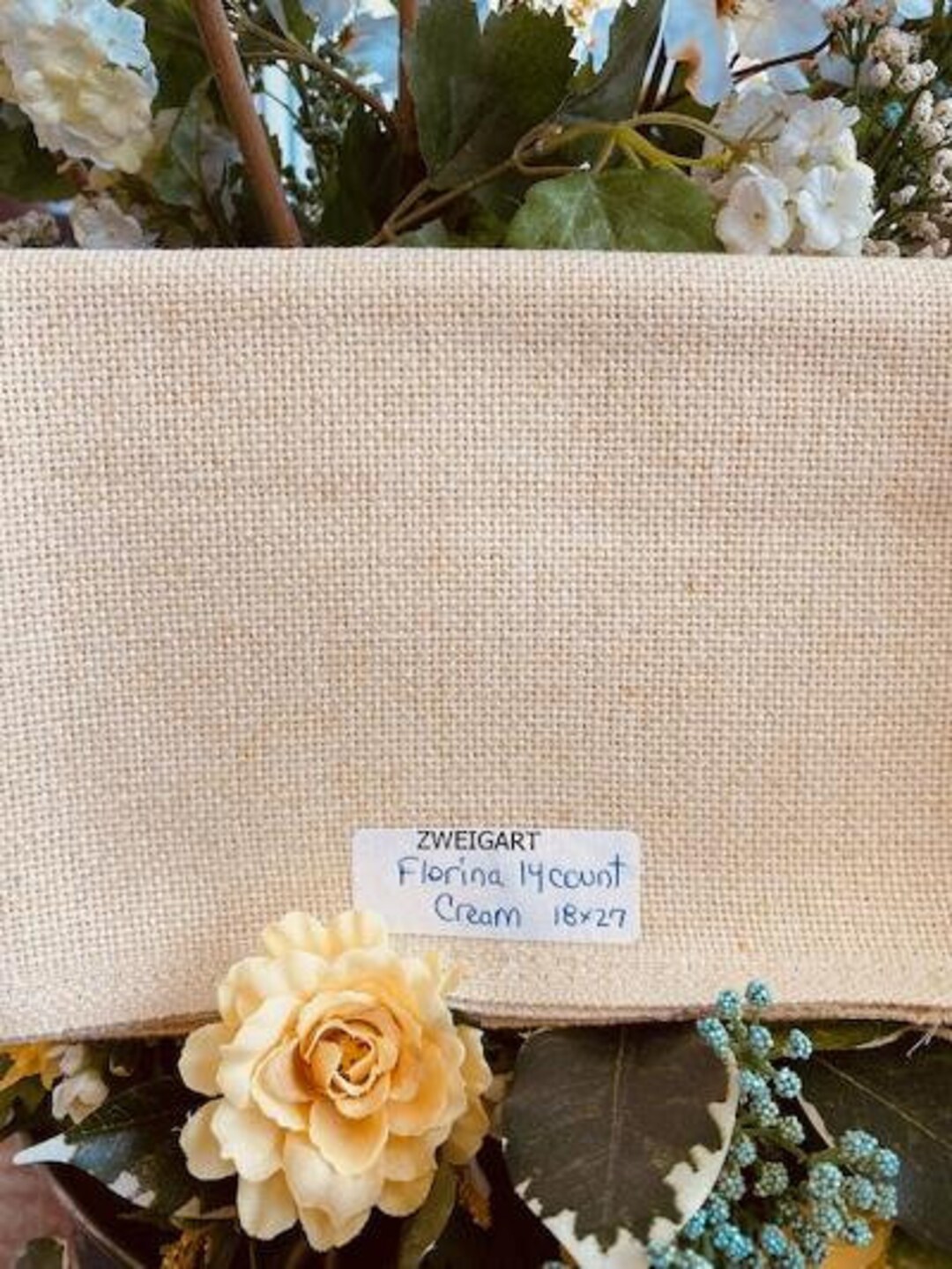 Florina 14 Count Cream - Etsy