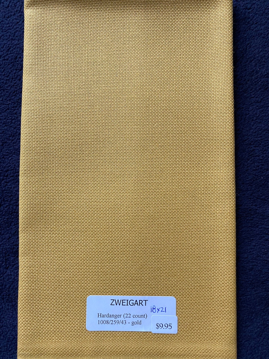 Hardanger / Aida 22 Count Gold - Etsy