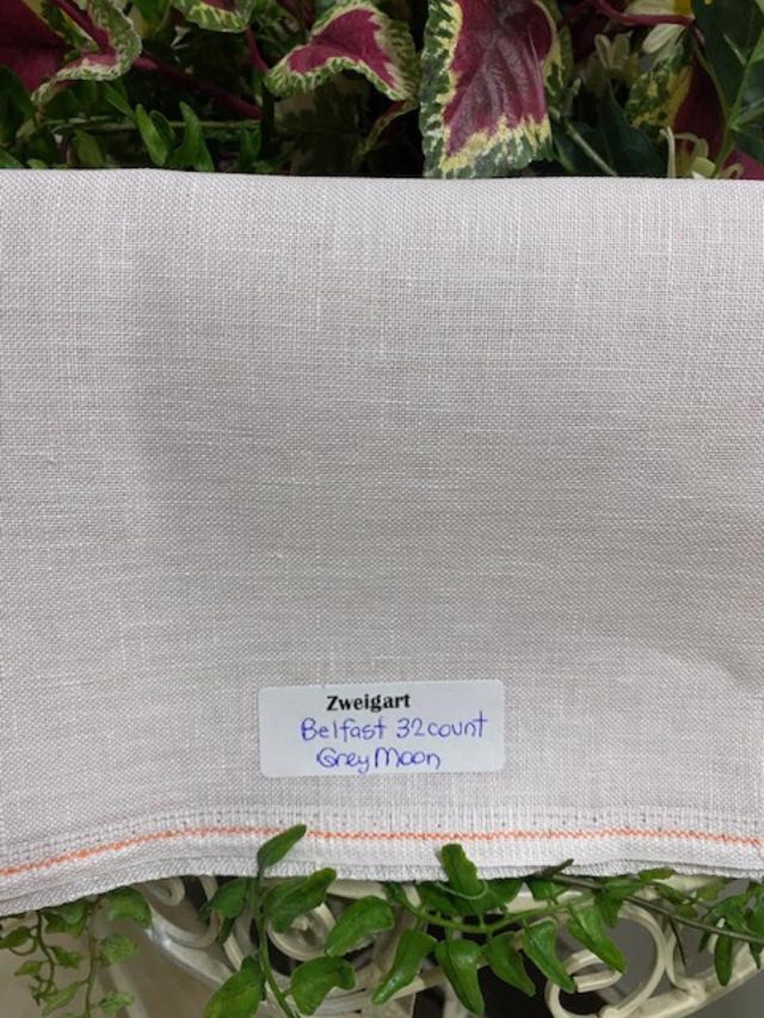 Belfast Linen 32 Count Grey Moon - Etsy