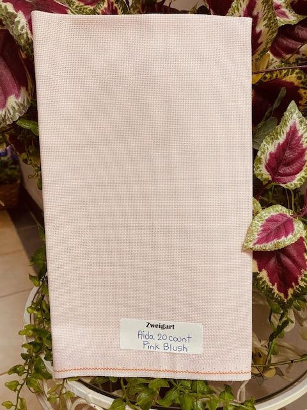 Aida Cloth 20 Count Pink Blush - Etsy