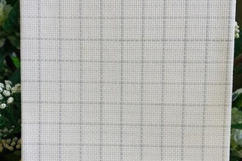 Easy Count Grid Aida 16 Count White 18x25 - Etsy