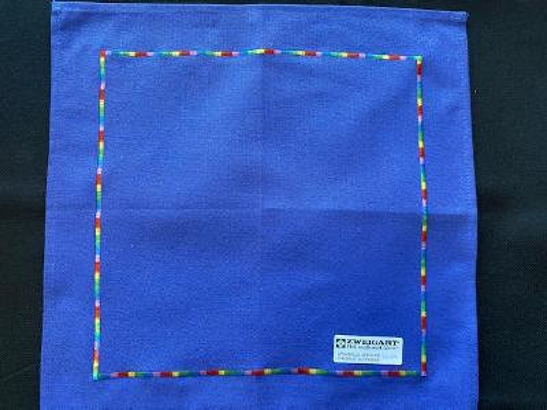 Annabelle 28 Count Blueberry With Rainbow Border - Etsy