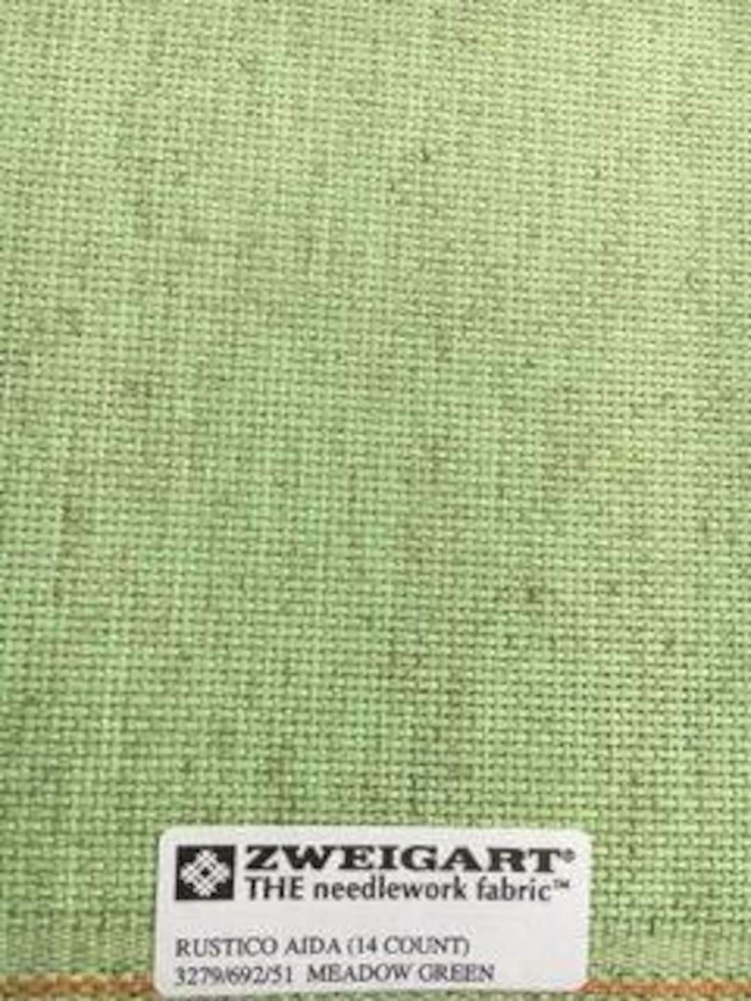 Rustico Aida 14 Count - Meadow Green - Etsy