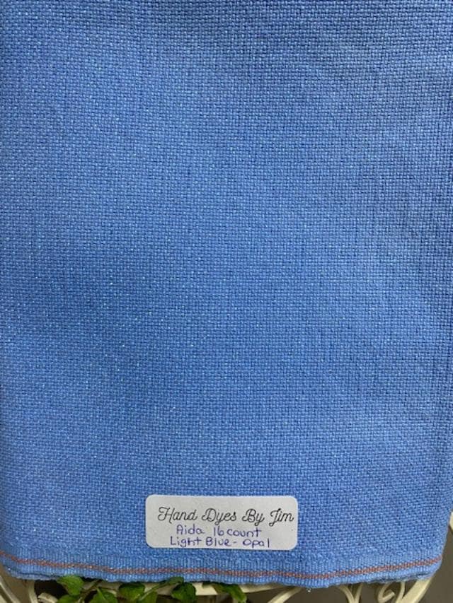 Aida Cloth 16 Count Light Blue / Opalescent - Etsy