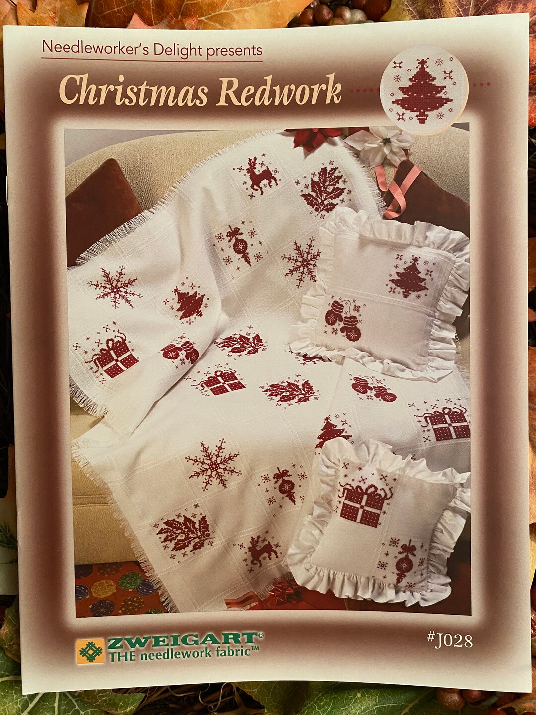 Christmas Redwork - Etsy