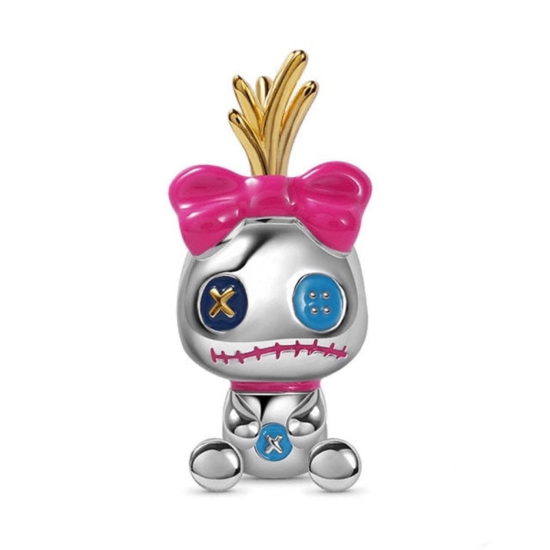 Lilo & Stitch Doll Scrump Charm for European Bracelets, Necklace ...