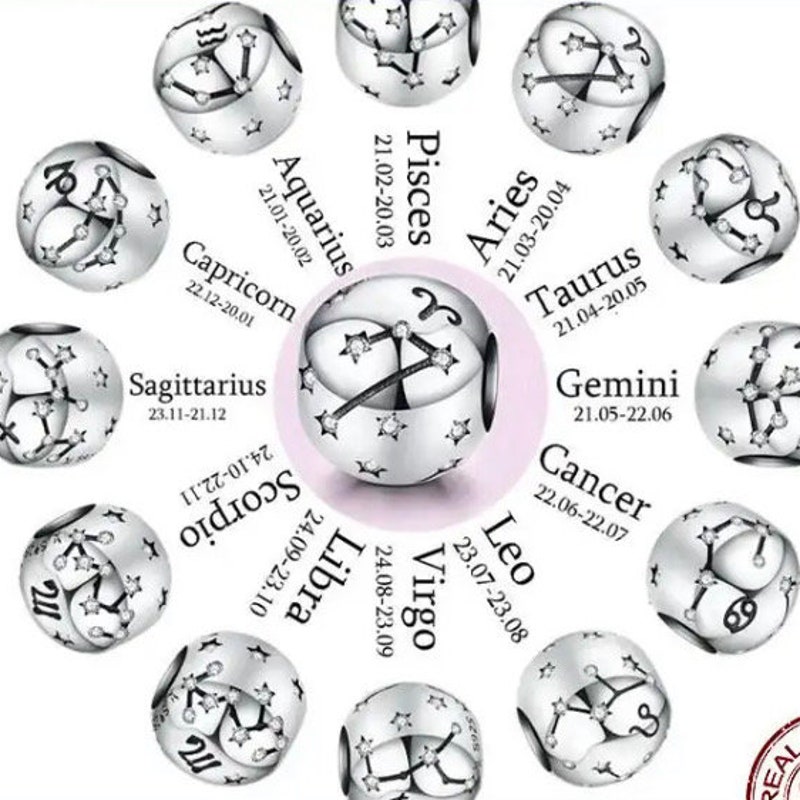 Zodiac Charms - Etsy