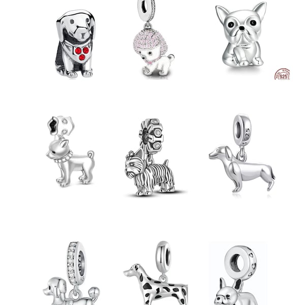 Dog Charm Bracelet - Etsy