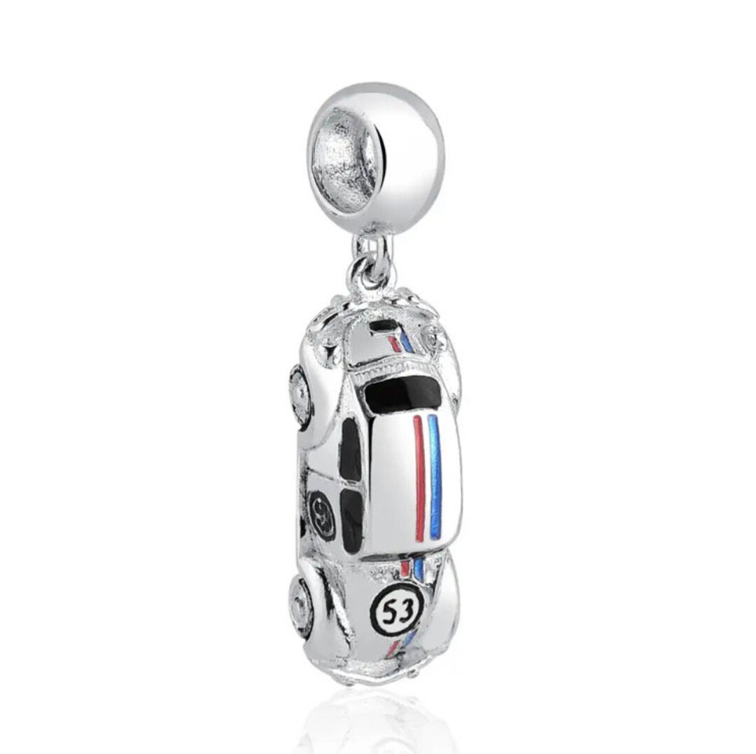 Sport Car Charm, Race Car Charm for European Bracelets, Necklace ...