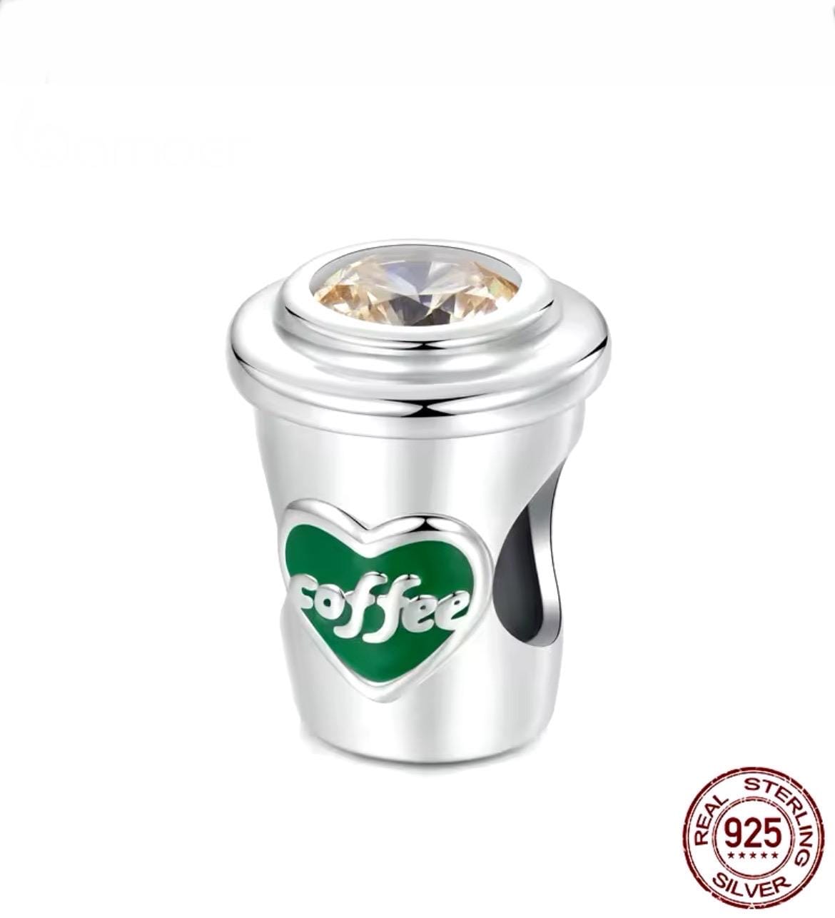 New Coffee Cup Charm Authentic 925 Sterling Silver Charm for Bracelets Etsy UK
