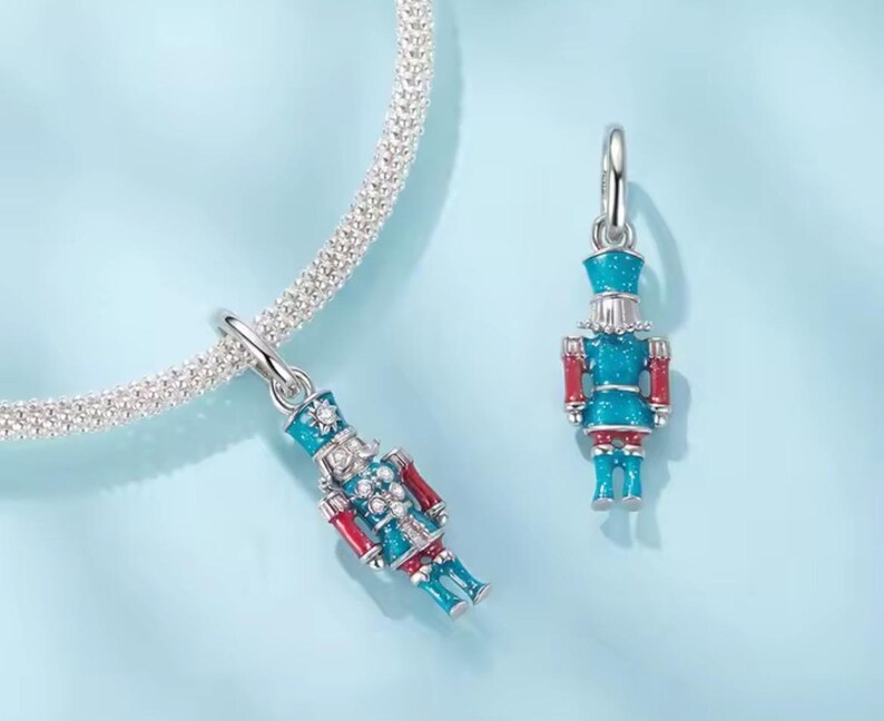 Nutcracker Charm, 925 Sterling Silver Charm for Bracelets, Necklace ...