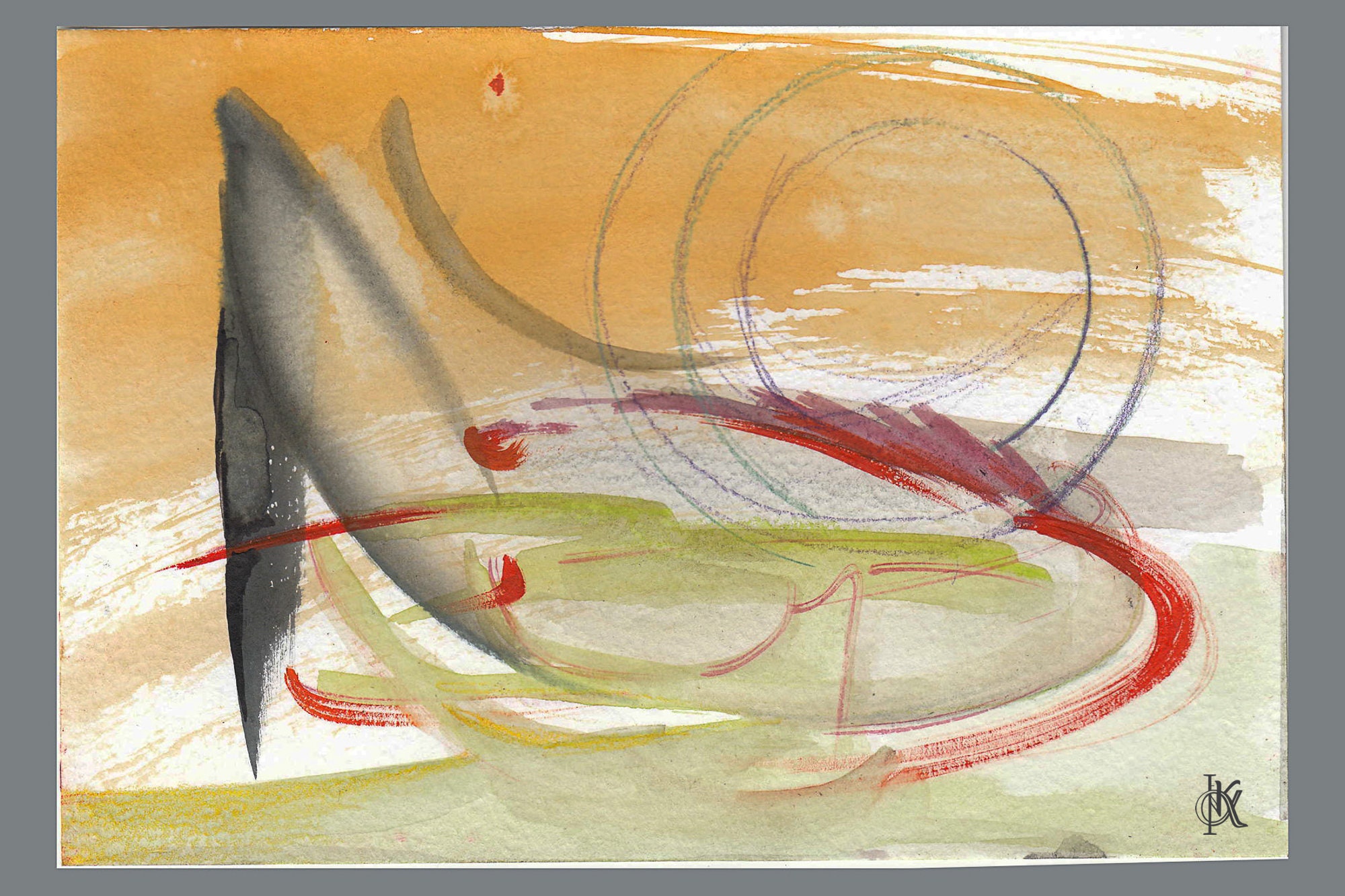 Abstract Art Postcards Set of 10 - Etsy