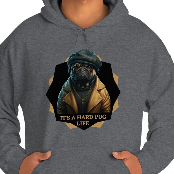 Pug Life Hoodie - Etsy