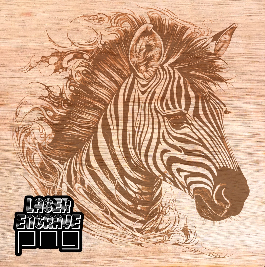 Laser Engrave PNG | Lightburn and Glowforge Ready | Wood Etching File ...