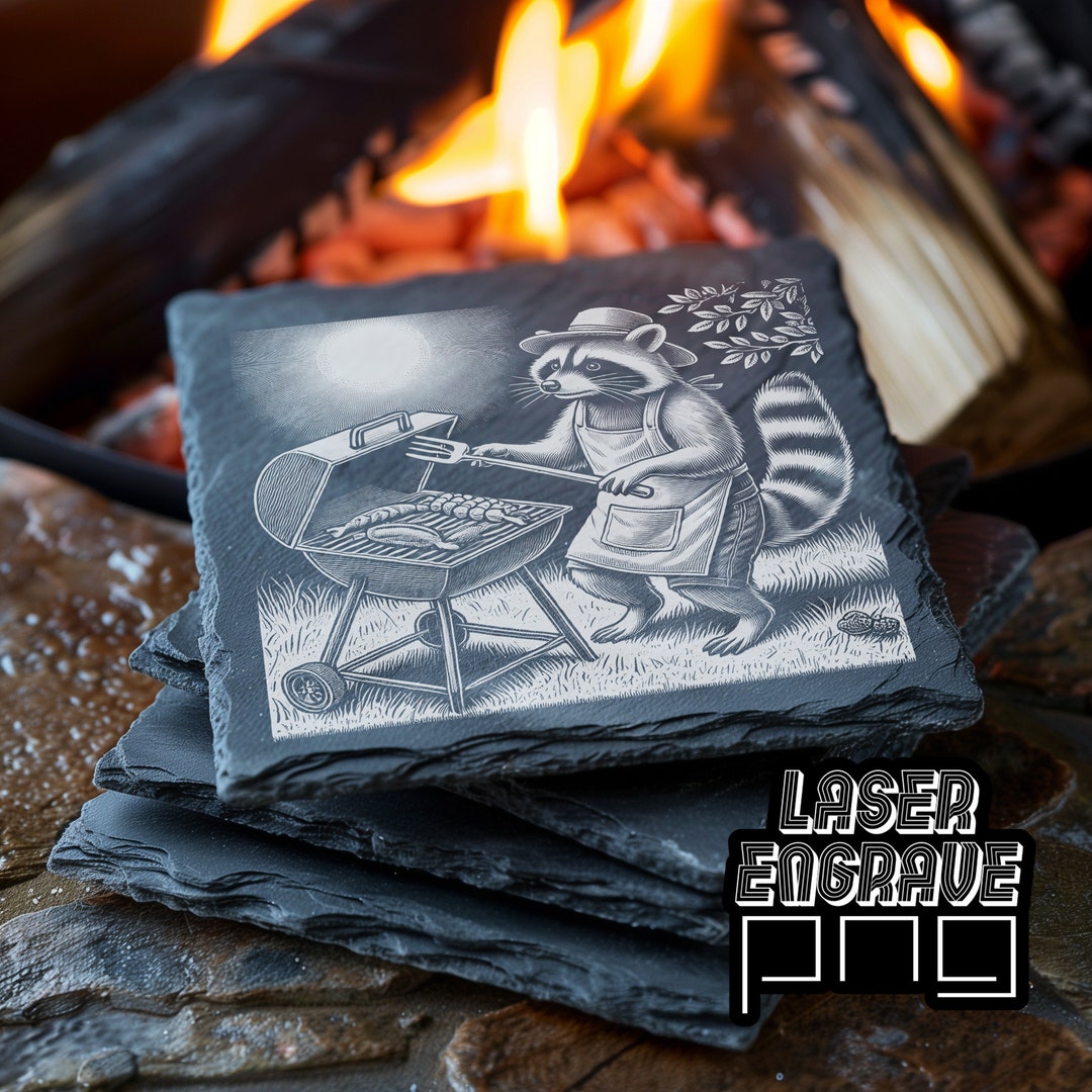 Slate Coaster PNG | Laser Engrave PNG | Co2 Laser Files | Kitchen Door ...