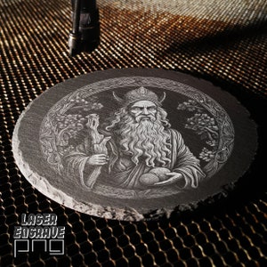 Laser Ready PNG | Lightburn | Glowforge | Engraving File | Pagan God - Etsy