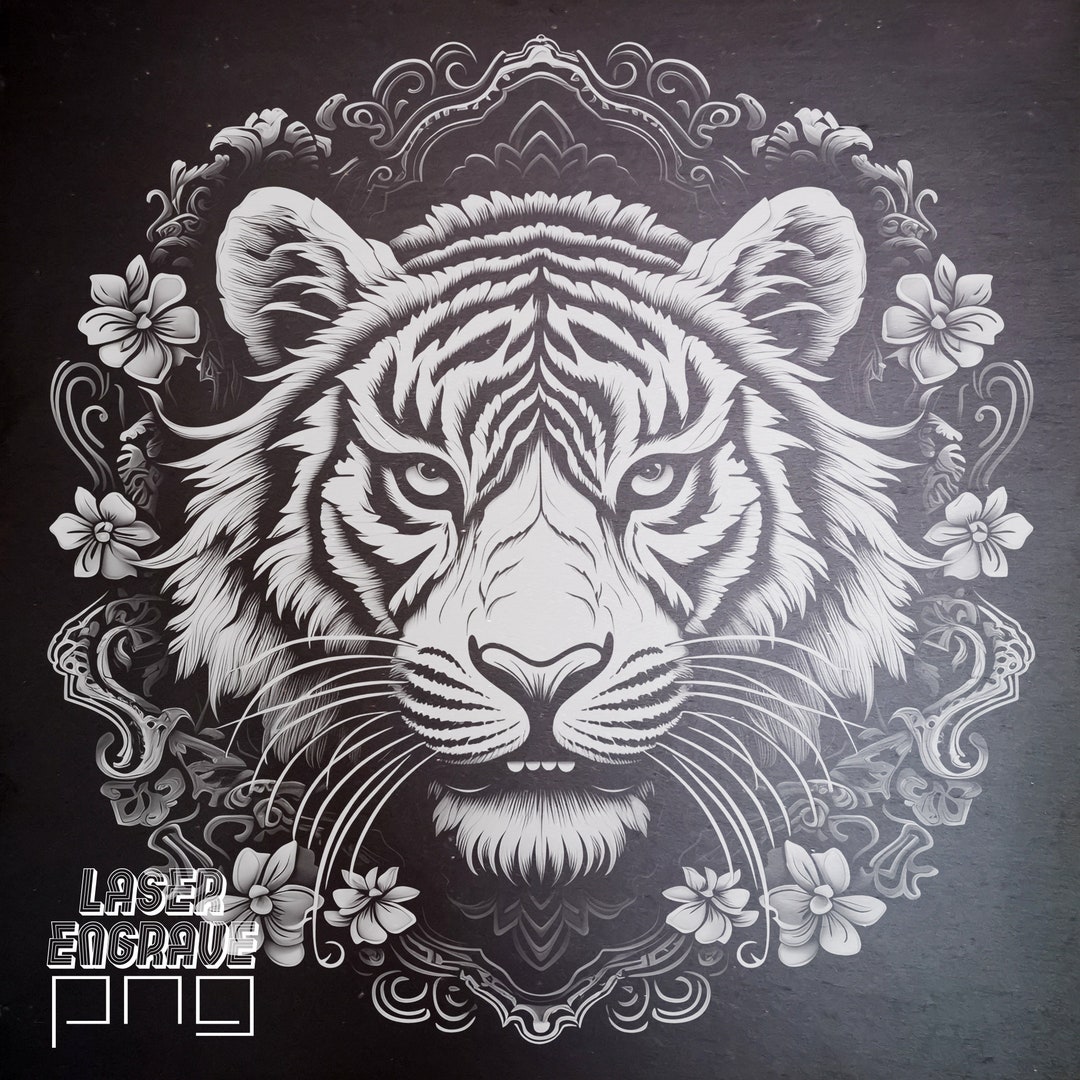 Chinese Zodiac | Laser Engraving PNG File | Tiger Sign | Horoscope Gift ...