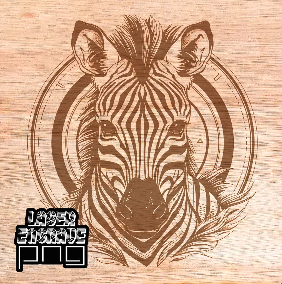 Laser Engrave PNG | Lightburn and Glowforge Ready | Wood Etching File ...
