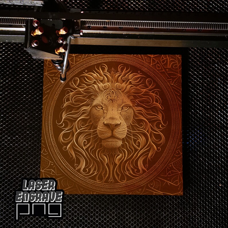 Leo Zodiac Lion - Laser Engraving PNG File - Etsy