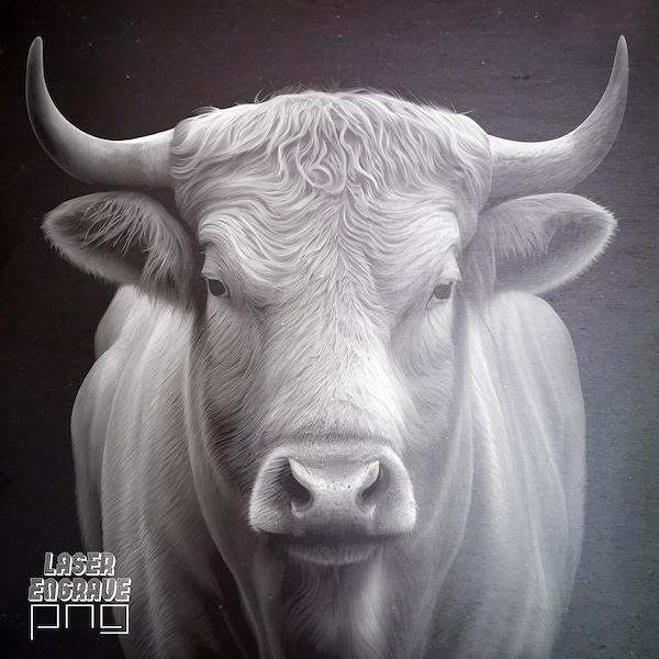 Highland Cow Laser Engraving Files - Etsy