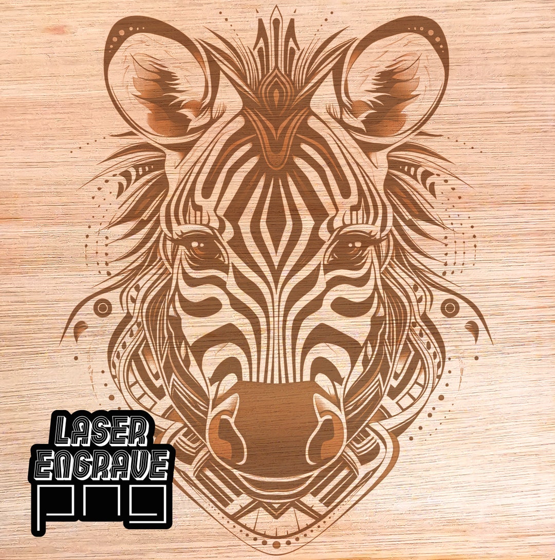 Laser Engrave PNG | Lightburn and Glowforge Ready | Wood Etching File ...