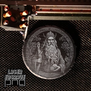 Laser Ready PNG | Lightburn | Glowforge | Engraving File | Pagan God - Etsy