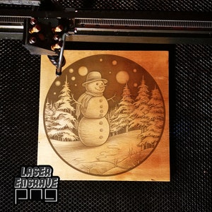 Laser Burn PNG | Laser Engraving File | CNC File for Wood | Xmas Decs ...