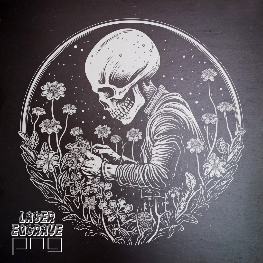 Laser Engrave PNG | Glowforge Digital | Lightburn Ready File | Slate ...