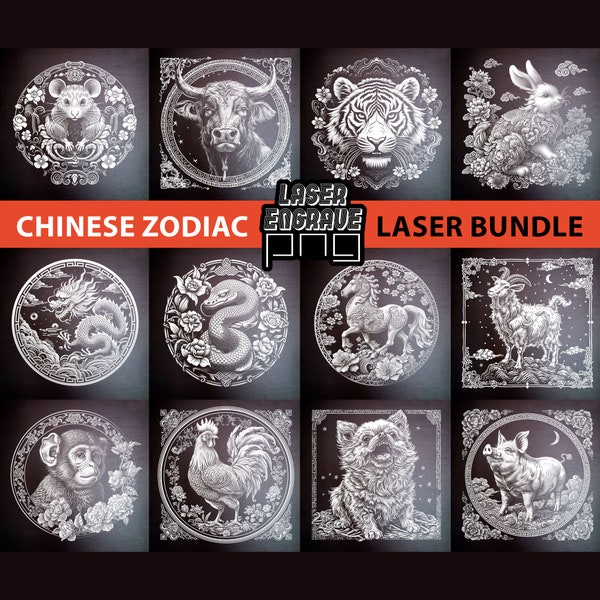 Chinese Zodiac Art - Etsy