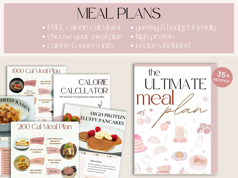 The Ultimate Meal Plan - Etsy