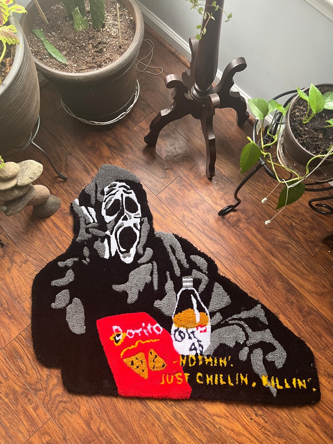 Custom Tufted Scream Rug - Etsy