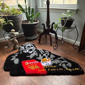 Custom Tufted Scream Rug - Etsy