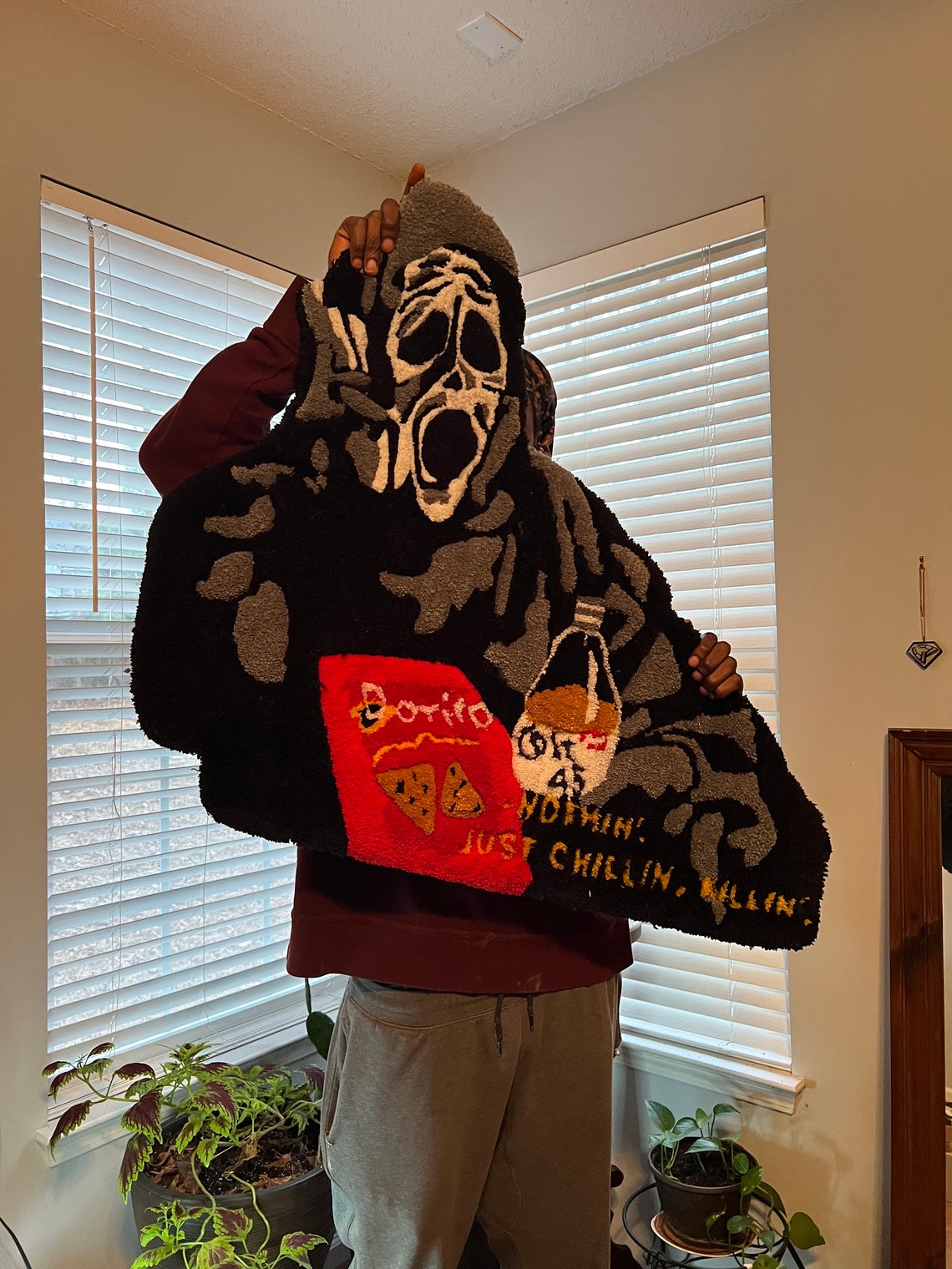 Custom Tufted Scream Rug - Etsy