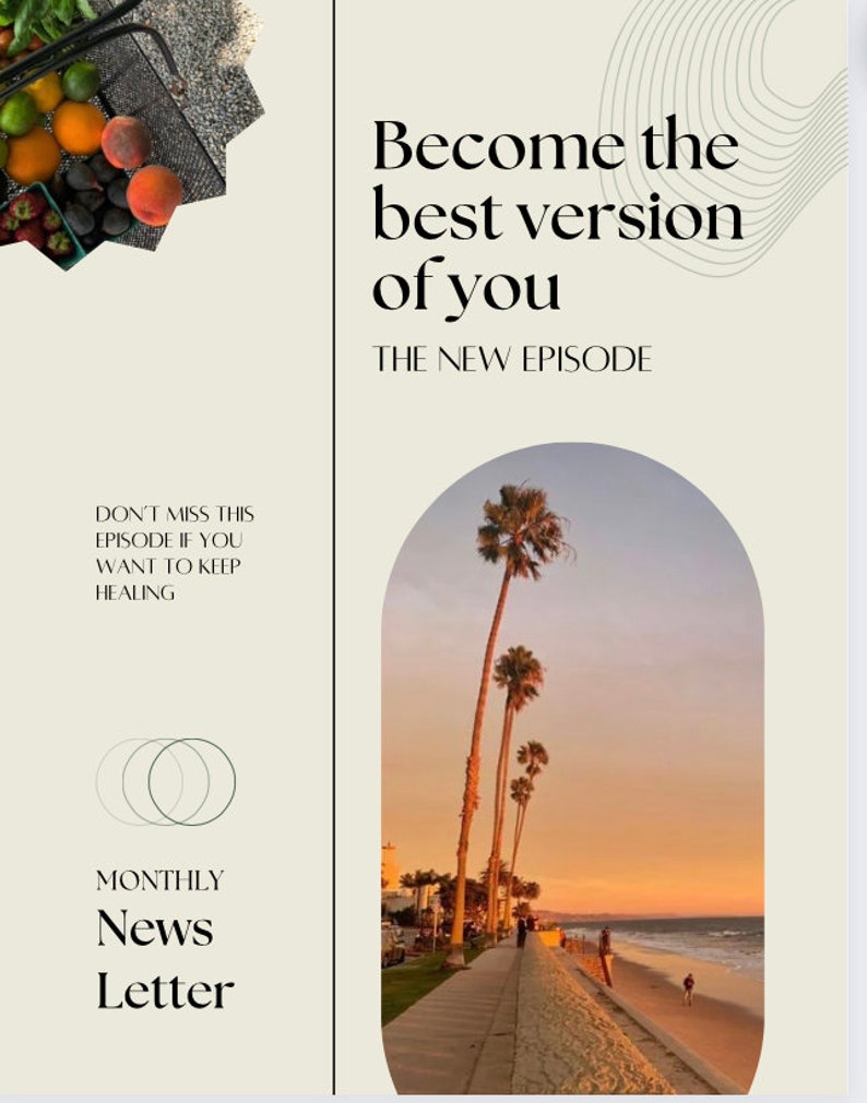 Wellness Monthly Newsletter - Etsy