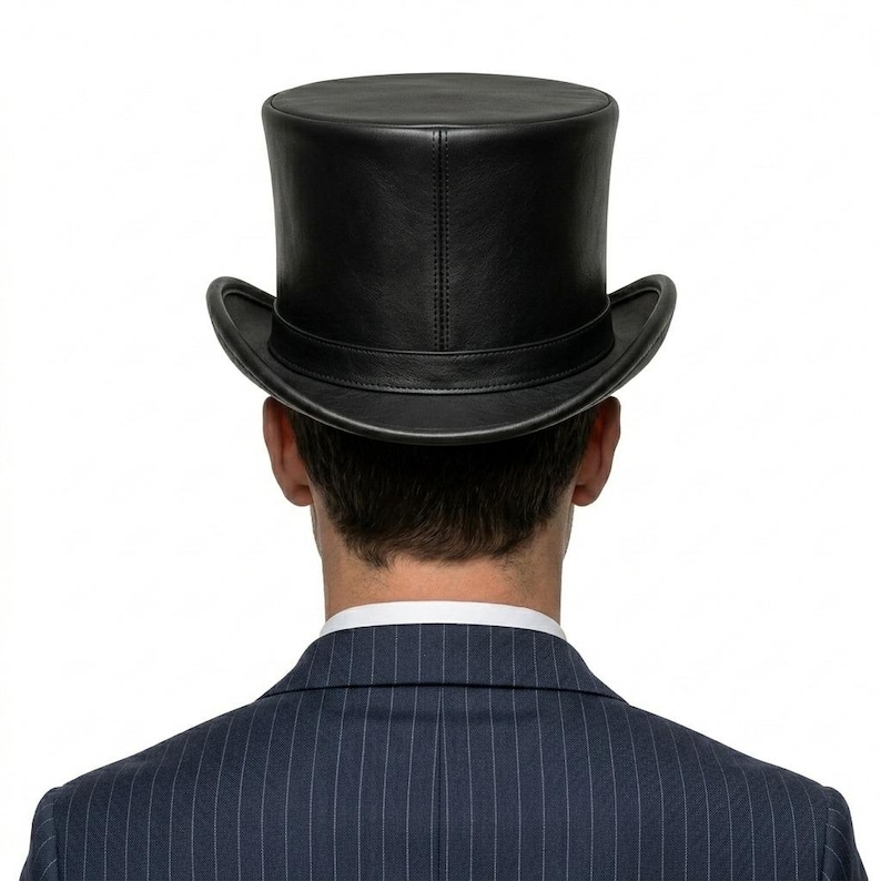Union Jack Leather Top Hat, British Flag Steampunk Handmade Festival ...