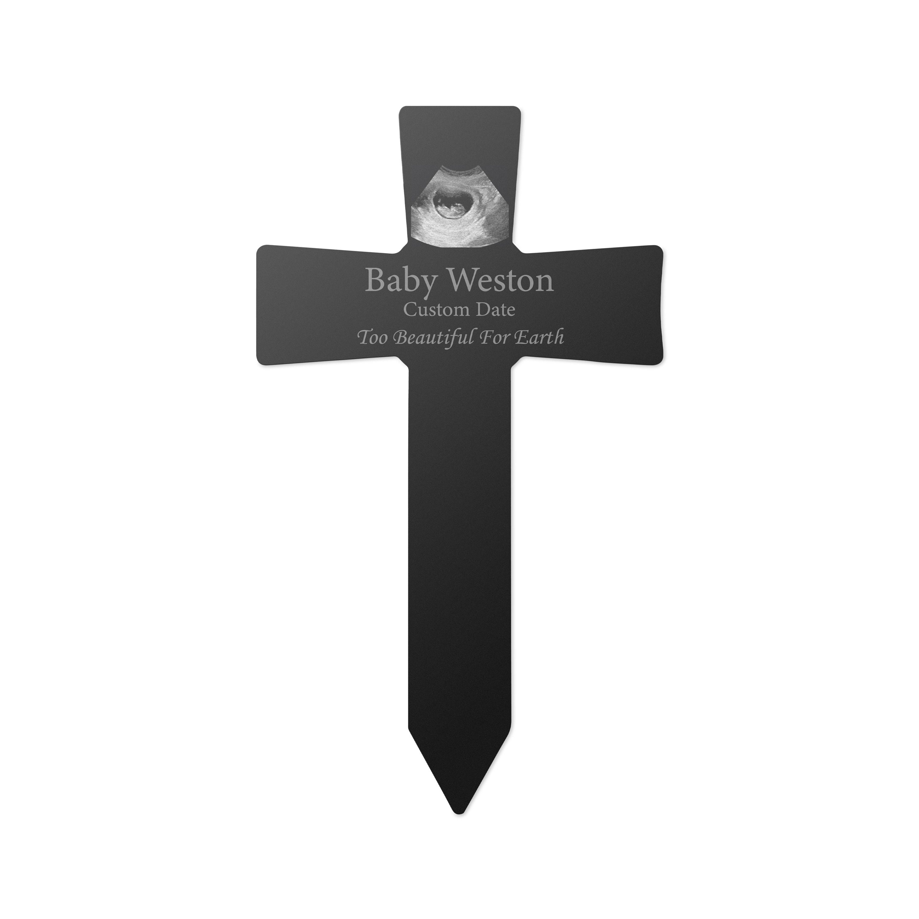 Stillborn Memorial Grave Stake Custom, Miscarriage Remembrance Grave ...