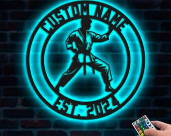 Personalized Karate Sign - Etsy