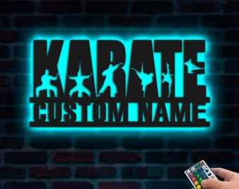 Personalized Karate Sign - Etsy