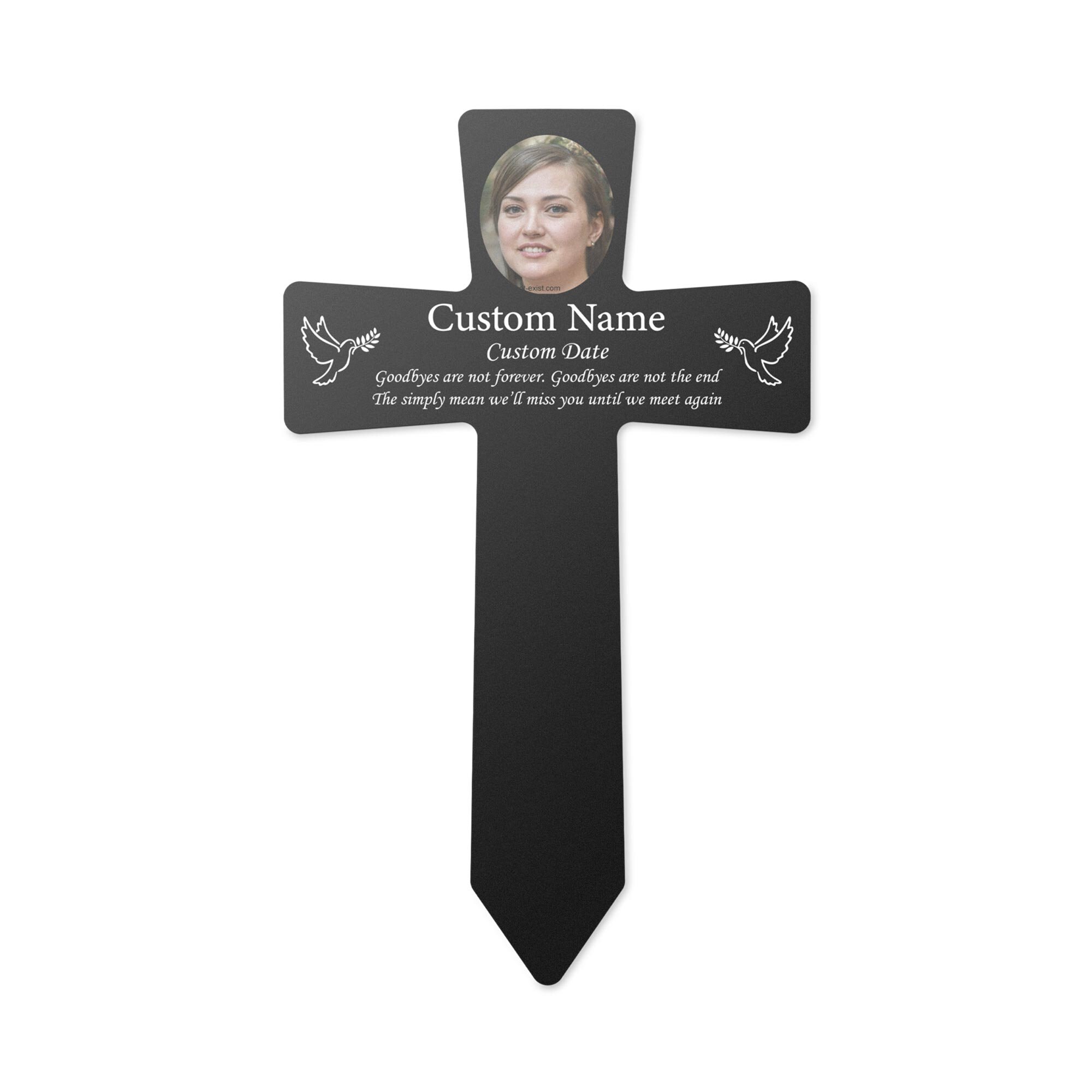 In Loving Memory of Grave Markers Custom, Loss of Loved Ones Photo ...