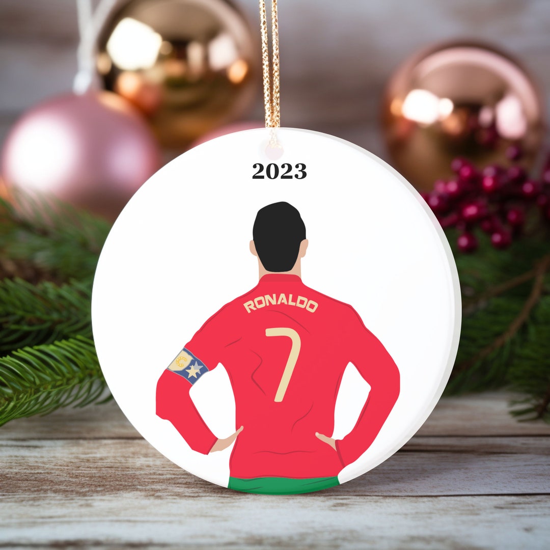 Customized Ronaldo Ornament - Personalized Holiday Decoration - Unique ...