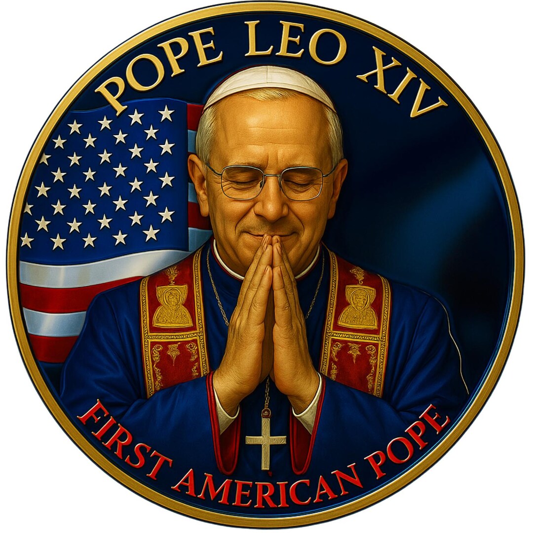 Pope Leo XIV Commemorative Coin: First American Pope, Collector's Item ...