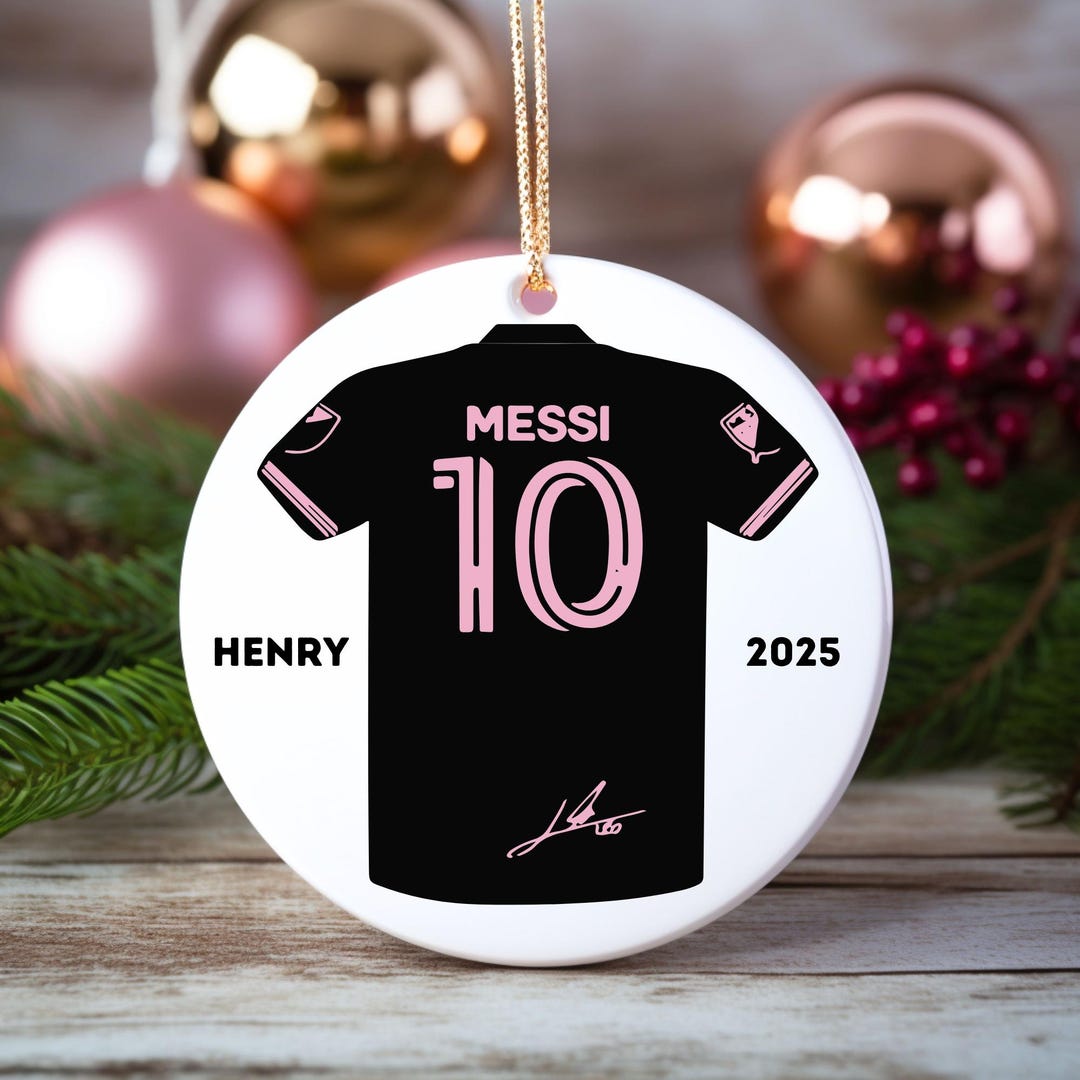 Personalized Messi Ornament: Custom Holiday Decoration - Etsy