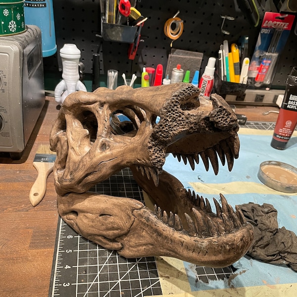 T Rex Painting - Etsy