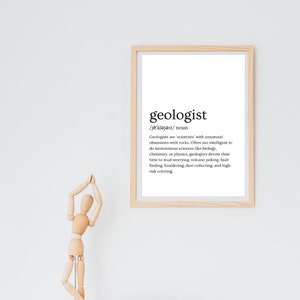 Geologist Funny Definition | Geology Art | Geologist Print | Digital ...