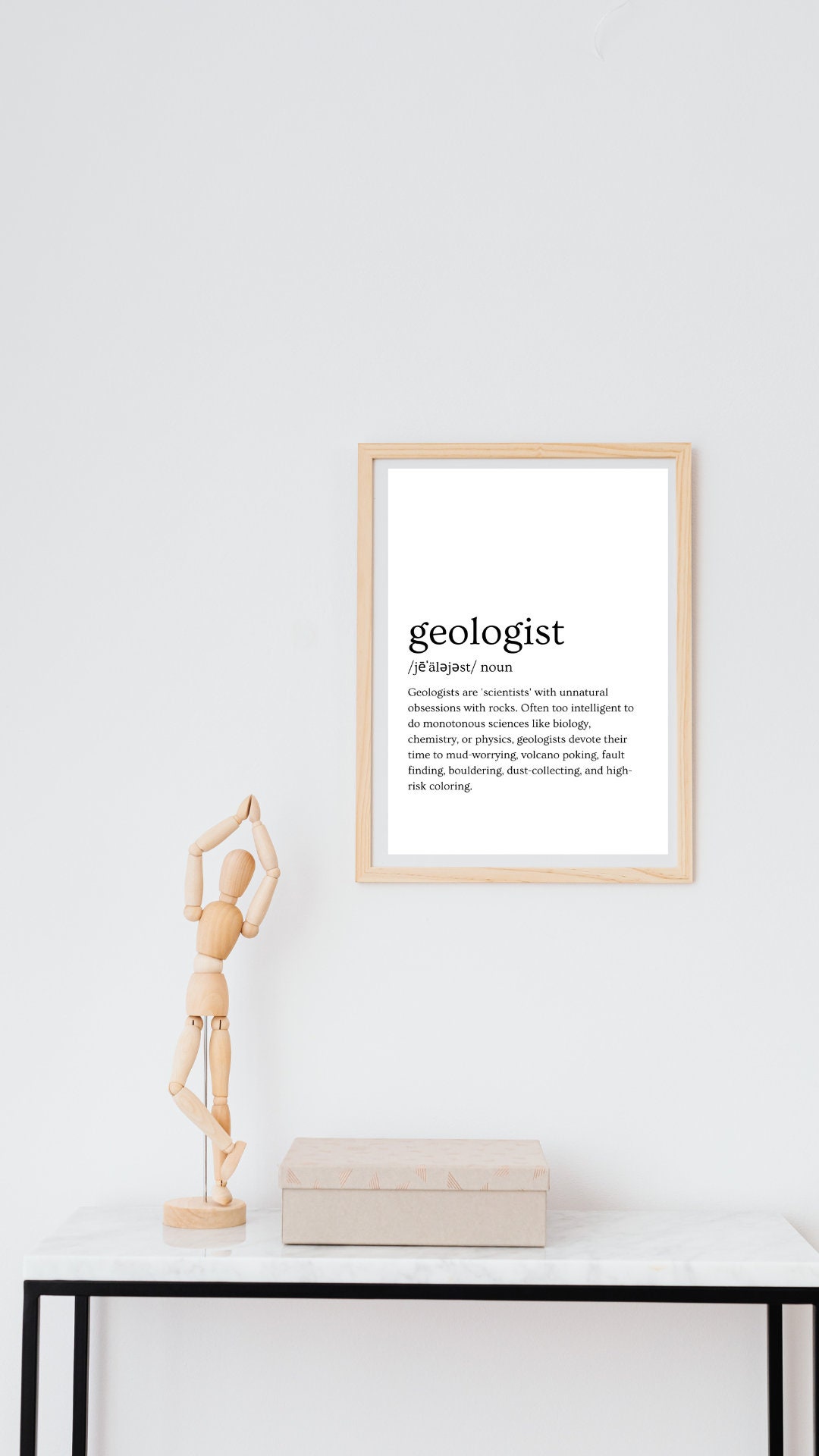 Geologist Funny Definition Geology Art Geologist Print Digital Download ...