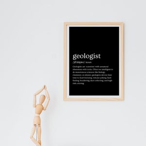 Geologist Funny Definition | Geology Art | Geologist Print | Digital ...