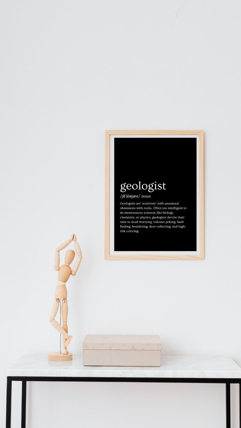 Geologist Funny Definition | Geology Art | Geologist Print | Digital ...