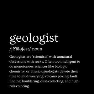Geologist Funny Definition | Geology Art | Geologist Print | Digital ...